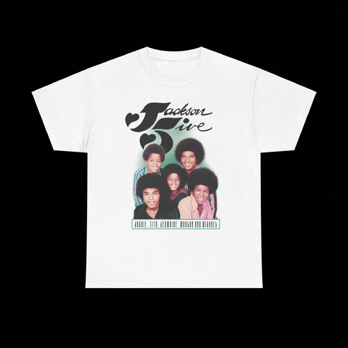 Vtg The Jackson 5 Band Tito Jackson Cotton White Full Size Unisex T ...