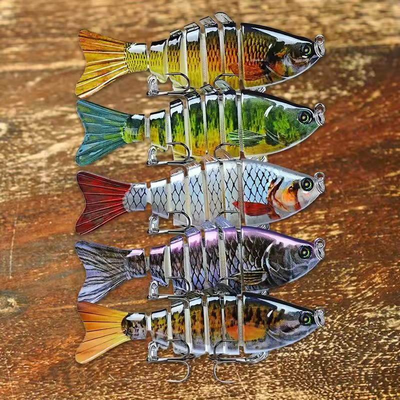 5 PCS Swimming bionic fish bait Lures Fishing Bait Fishing Accessory | eBay