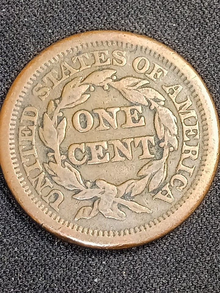 1850 LG. US Penny RD VF Condition Full Liberty #676 | eBay