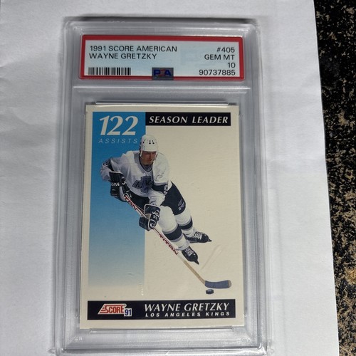 1991 SCORE AMERICAN #405 WAYNE GRETZKY KINGS HOF PSA 10 GEM MINT | eBay