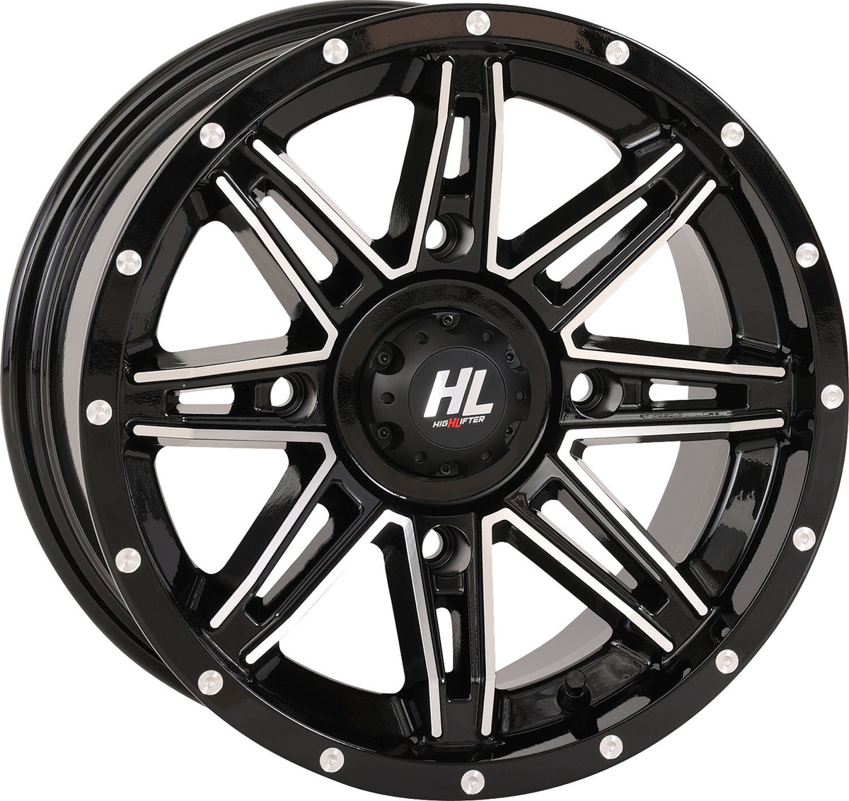 ATV Wheel 12x7 Steel ATV/UTV Wheel Rim - 4/137 Bolt Pattern, 4+3 Offset ...