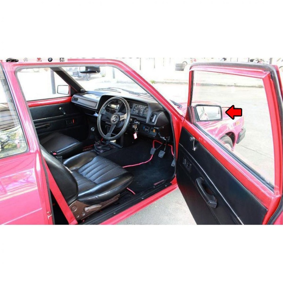 RH Side View Manual Fold Mirrors For Toyota Corolla KE70 AE80 82 EE80 ...