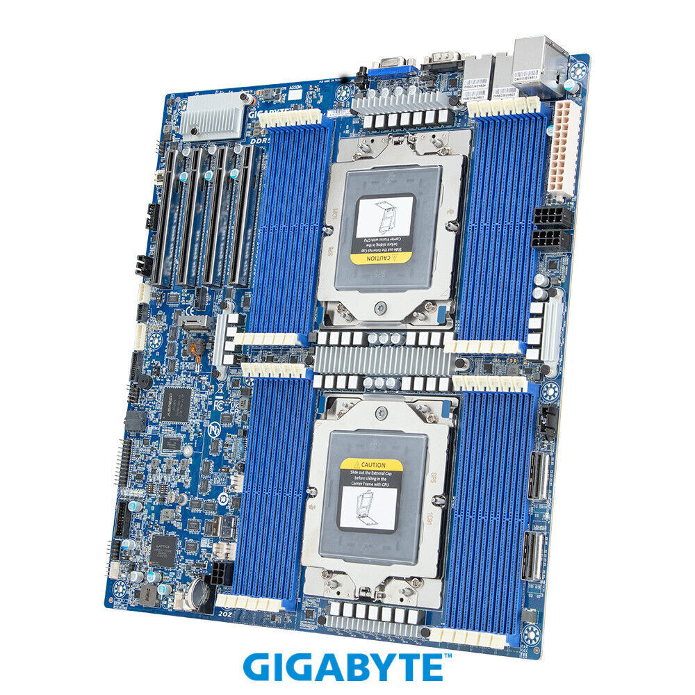 Gigabyte MZ73-LM0 rev. 1.x ATX Server Motherboard DDR5 SP5 AMD EPYC ...