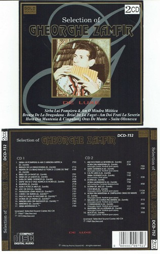 2 CDs Gheorghe Zamfir - Gold Sounds / CD 1996 27 Tracks Panflöte pan ...