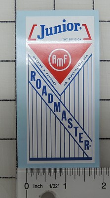 AMF Junior Roadmaster headbadge decal | eBay