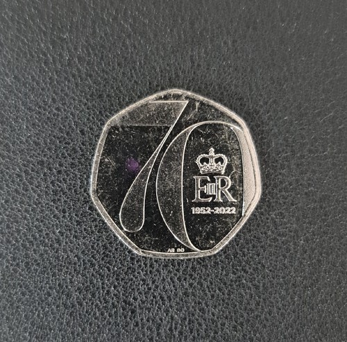 70th Anniversary Queens Jubilee 50p coin 2022- Circulated | eBay