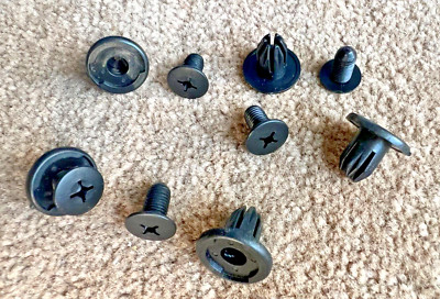 FITS FORD INNER WING CLIPS, WHEEL ARCH LINER CLIPS, SPLASHGUARD PLASTIC ...