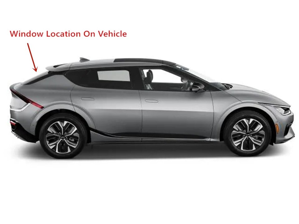 Fit 2022-2025 Kia EV6 Rear Back Window Back Glass Heated | eBay