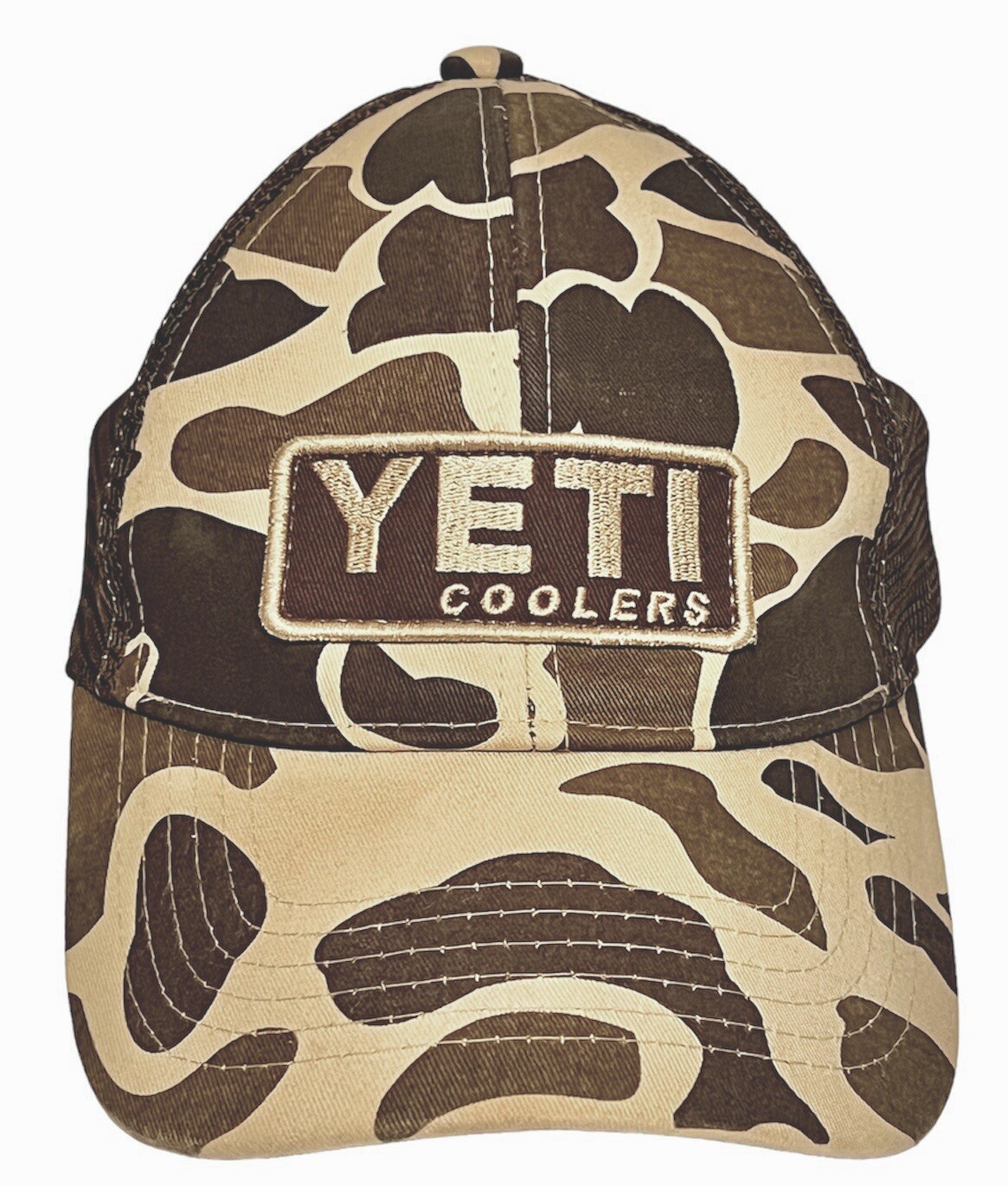 Yeti Coolers Trucker Hat Baseball Cap Brown Camouflag… - Gem