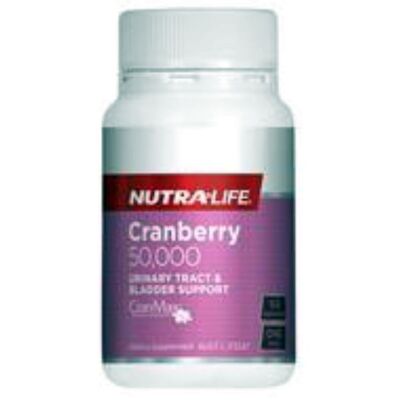 NUTRA-LIFE CRANBERRY 50000 50 CAPSULES 50C NUTRALIFE 50000MG CAPS ...