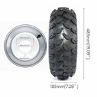 44" Rear Live Axle Kit Wheels Sprocket Hub Brake Assembly Kit Go Kart ...