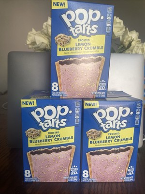 3 PACK New Frosted Lemon Blueberry Crumble Pop Tarts | eBay