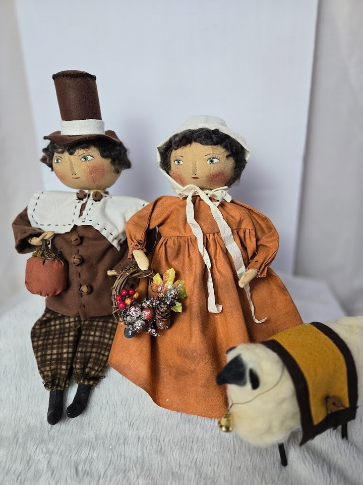 Primitive, folk-art, dolls, Handmade, fall decor, Dumplinragamuffin | eBay