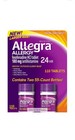 Allegra Allergy 24 Hour Fexofenadine HCI 180mg-110 Tablets- Set of 2 ...