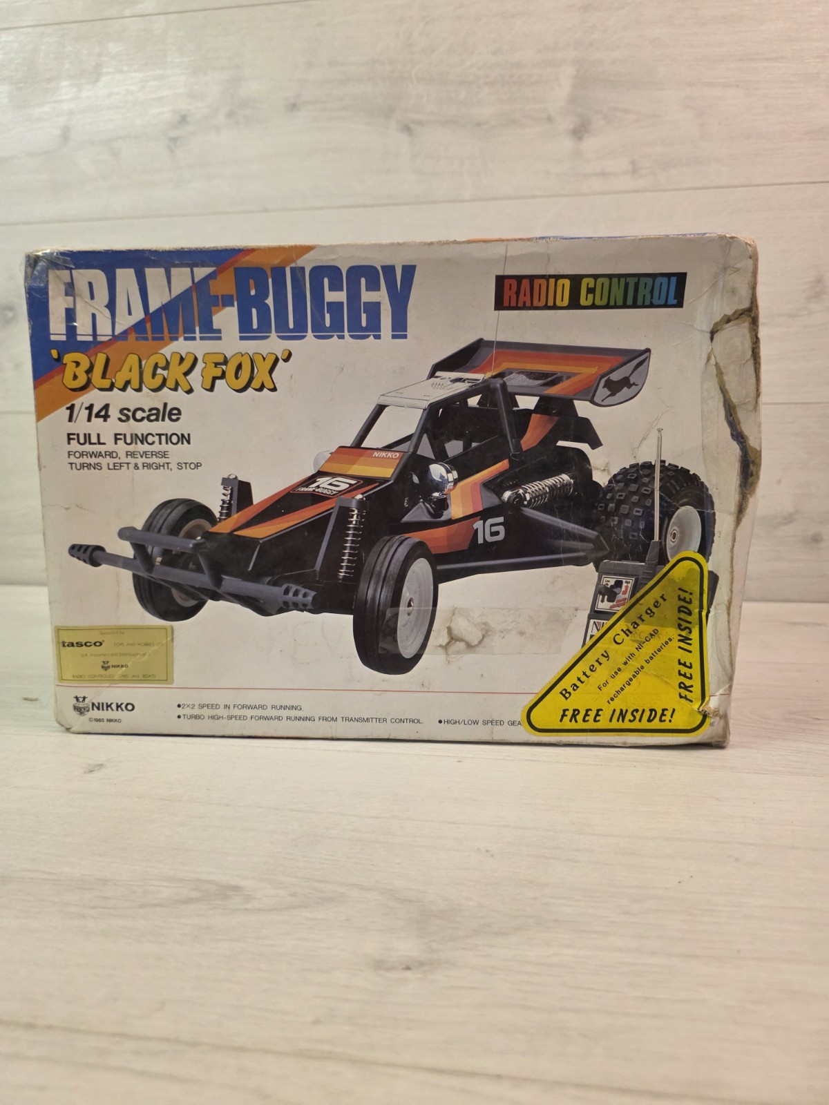 VINTAGE Black Fox Frame Buggy Nikko 1/14 Rc Car | eBay UK