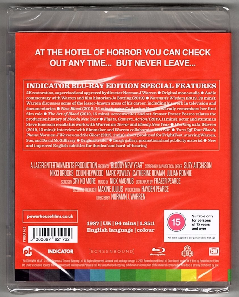 Norman J. Warren's Bloody New Year (Blu-ray, 1987, Indicator #163 ...