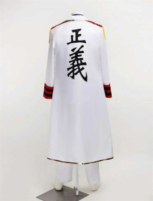 ONE PIECE Monkey D. Garp Luffy Grandpa Hero Uniform Cosplay Costume ...