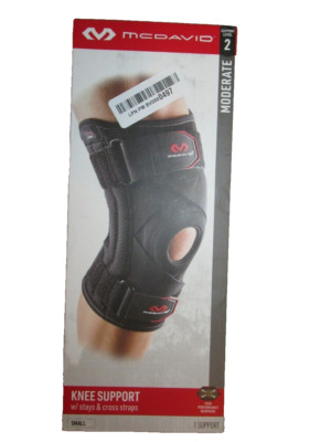McDavid 425 Moderate Ligament Knee Support Level 2 Stays Cross Straps ...