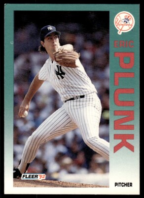 1992 Fleer Baseball Card Eric Plunk New York Yankees #241 | eBay