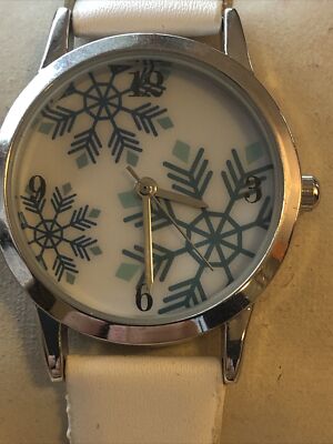 Blue Snowflake Watch | eBay