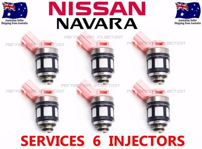 FUEL INJECTOR SERVICE KIT SUIT NISSAN NAVARA D22 VG33E 3.3L V6 03-06 ...