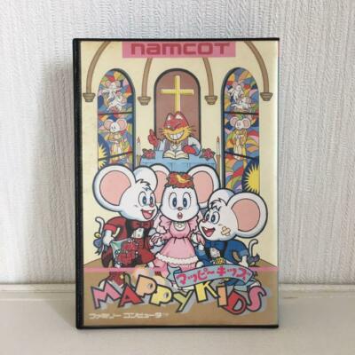 Mappy Kids Famicom FC Namcot Used Japan Action Boxed Tested Working ...