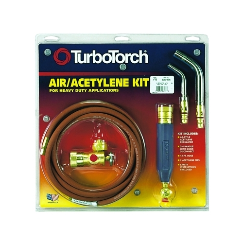 Turbotorch Torch Kit Swirls, Acetylene, X-4B, B Tank - 1 per KT ...