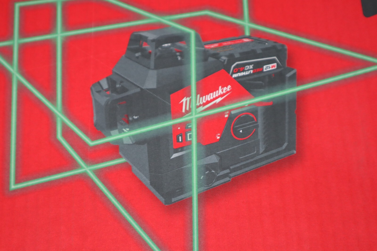 MILWAUKEE M12 GREEN LASER KIT 360 DEGREE 3-PLANE KIT 3632-21 BRAND NEW ...