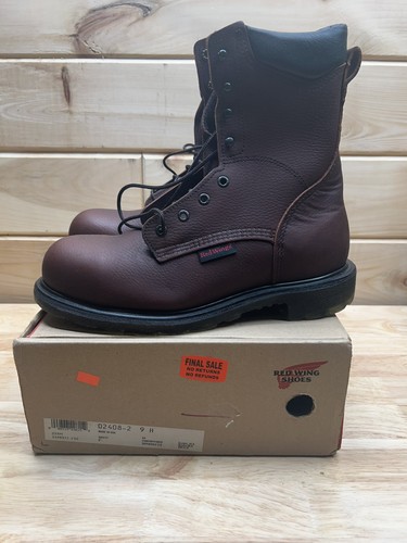 RED WING Steel Toe Electrical Hazard Leather Boots 2408 MADE USA Size 9 ...