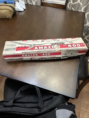 Berkeley’s VTO AMAZON 400 By Stan Hill Control Line Balsa Airplane Kit ...