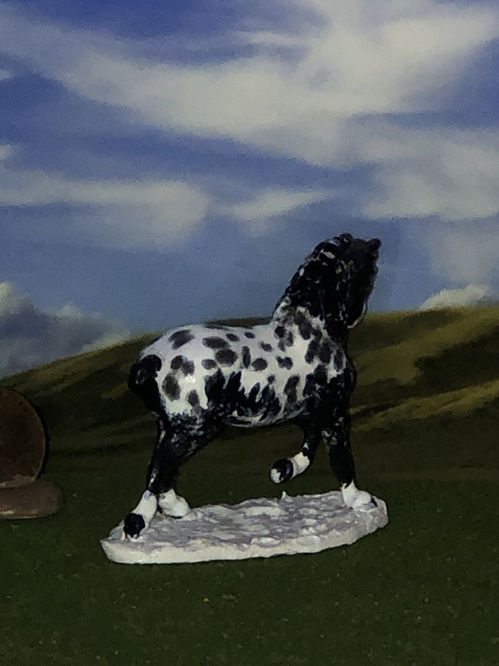 OOAK Breyer cm Custom Horse Mini Whinnie Wixom *Sugarbush Drafter* | eBay