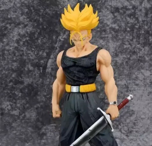 21CM Anime Dragon Ball Super Saiyan Future Trunks PVC Action Figure ...