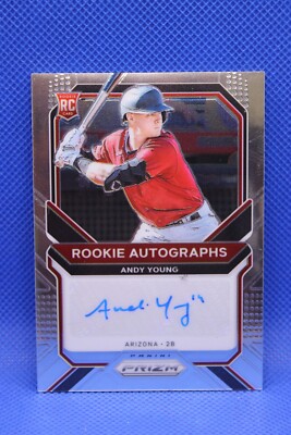 2021 Panini Prizm Andy Young #RA-AY Rookie Auto - Arizona Diamondbacks ...