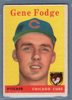 1958 Topps #449 Gene Fodge VG GO149 | eBay