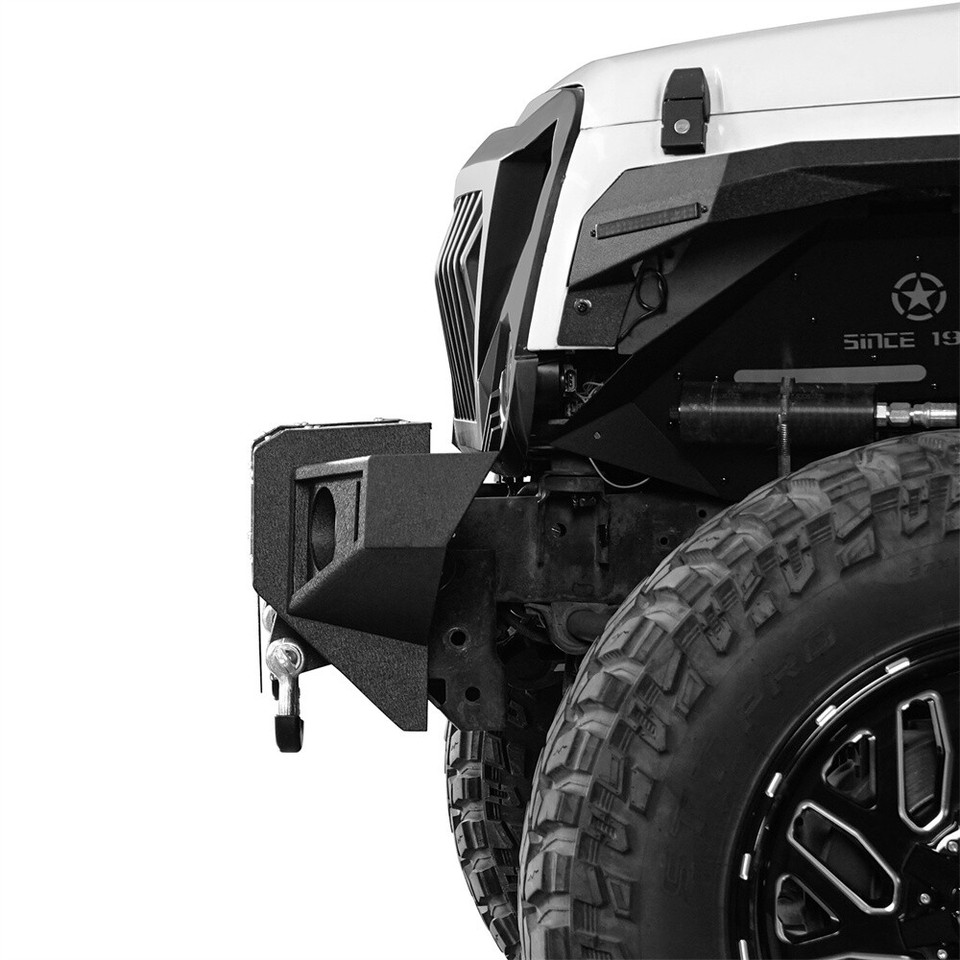 Fit 2007-2018 Jeep Wrangler JK Discovery Front Bumper w/Winch Plate ...