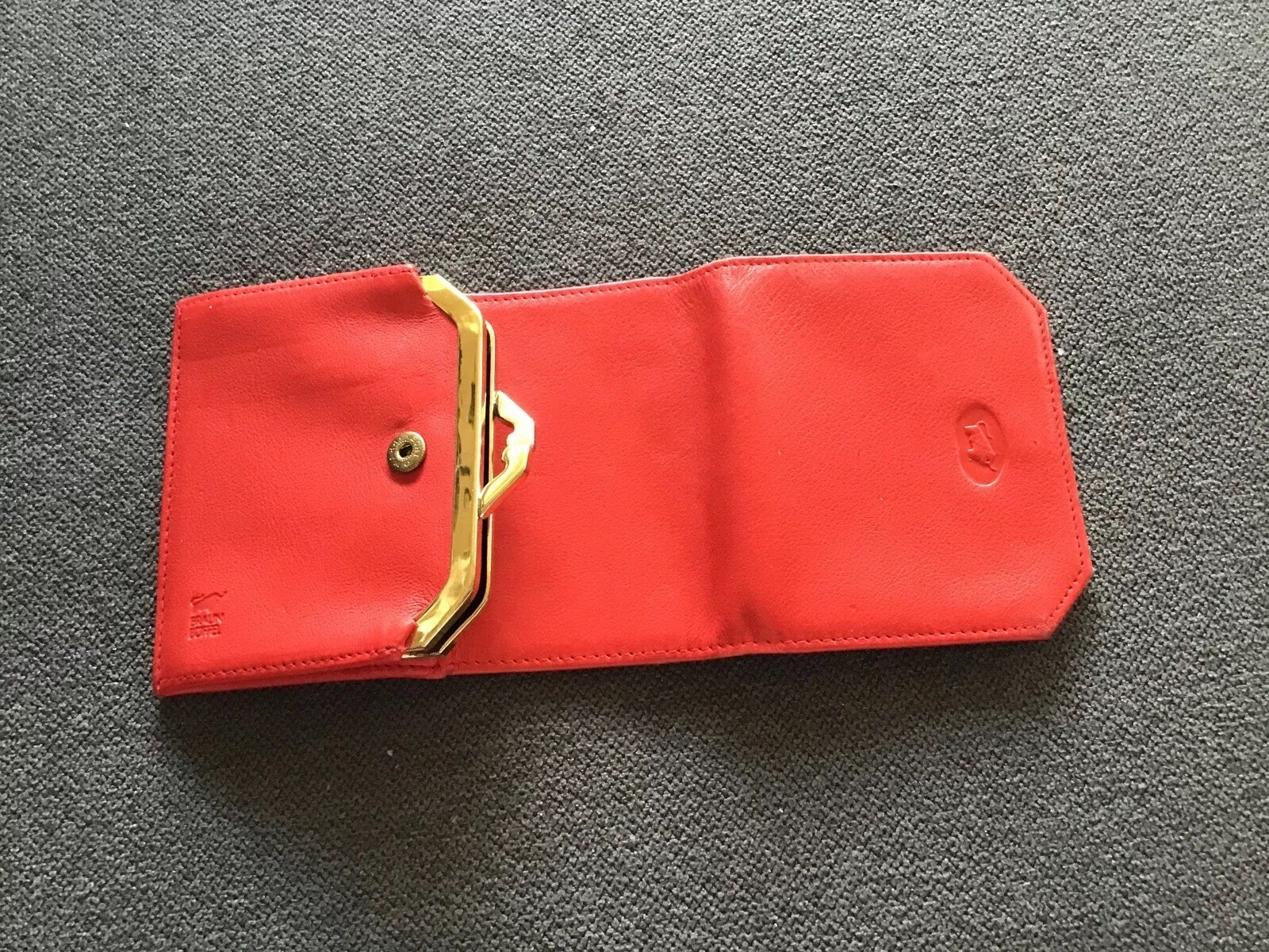 Women's Genuine Leather Red Braun Buffel Thin Wallet | eBay