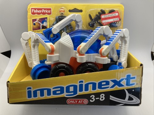 DISCOLORED Fisher-Price Mattel Imaginext Moon Rover Space Spider ...