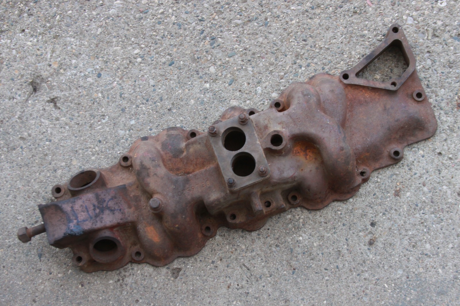 Original 1949 1950 1951 Lincoln 337 V8 Engine 2BBL Intake Manifold OEL ...