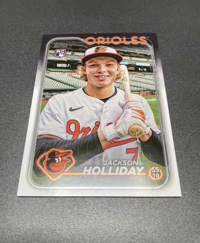 2024 Topps Series 2 #697 Jackson Holliday FUN FACE SSP On Bat Variation ...