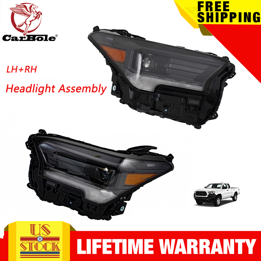 For 2024- 2025 Toyota Tacoma 81110AK010/K020 LH+RH Side LED Headlight ...