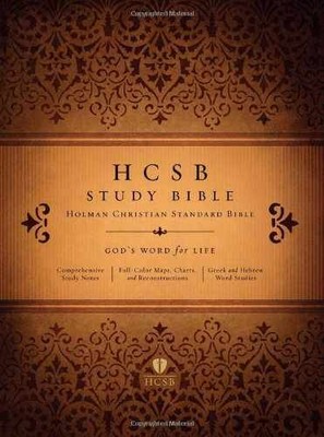 HCSB Study Bible, Jacketed - Hardcover, by Holman Bible Staff; - Good b ...