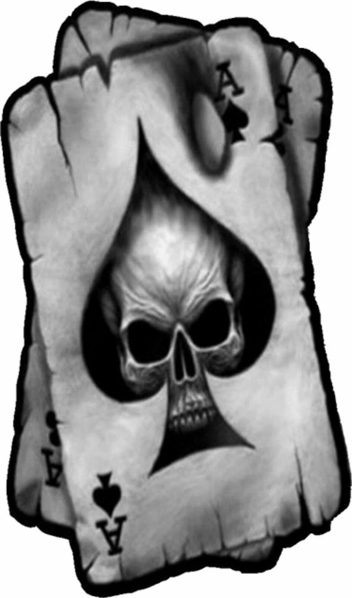 Ace Of Spades Skull Drawing