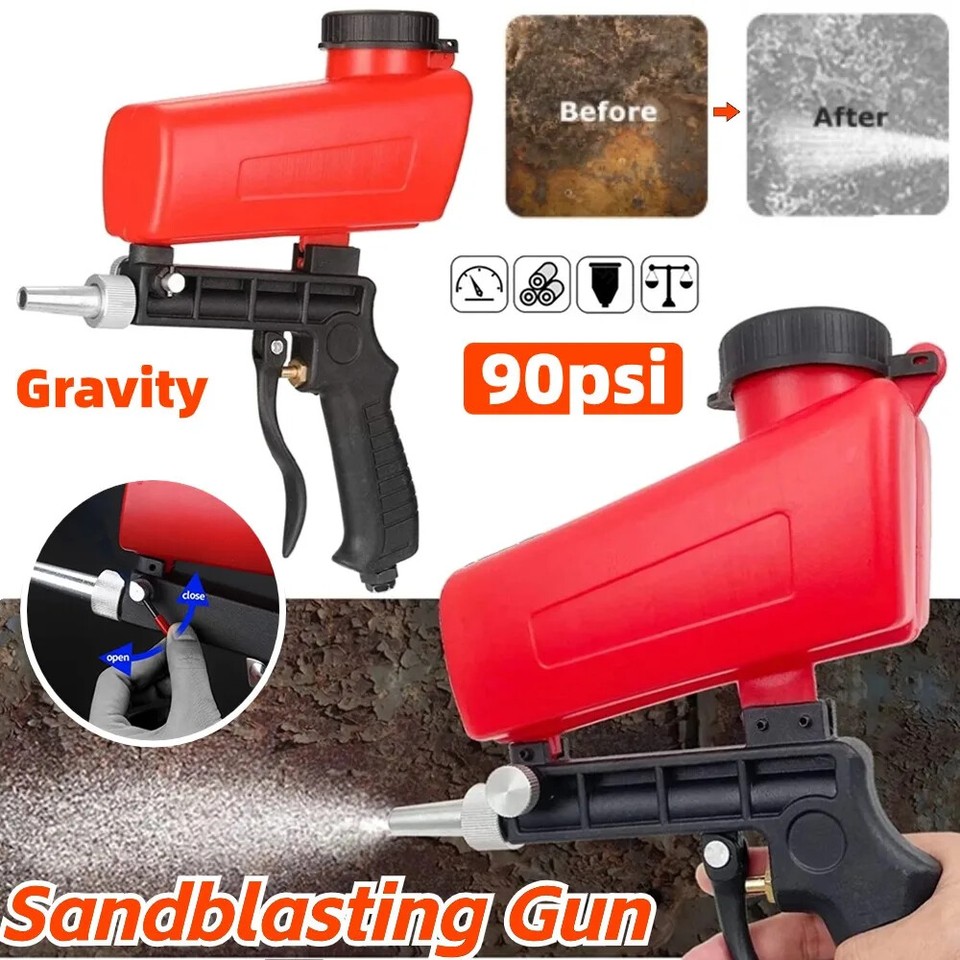 Portable Handheld Air Compressor Speed Sand Gun Blaster Sand Blasting 1 ...