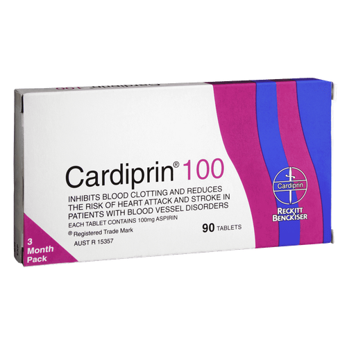 Cardiprin 100 90 Tablets Inhibits Blood Clot Heart Attack Stroke ...