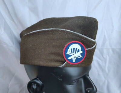 WW2 US ARMY OFFICER AIRBORNE PARATROOPER WOOL GARRISON CAP SIZE L | eBay