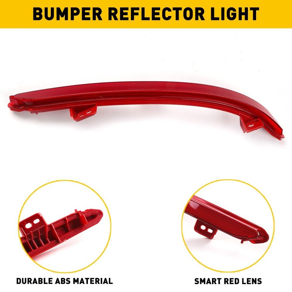 Rear Right Bumper Reflector Tail Light Lamp Case Cover For 2018-22 ...