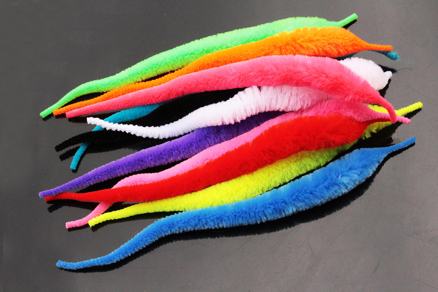 11 colors Fly Tying Mangum Dragon Tails Snake Wiggle Tail Fly Chenille ...