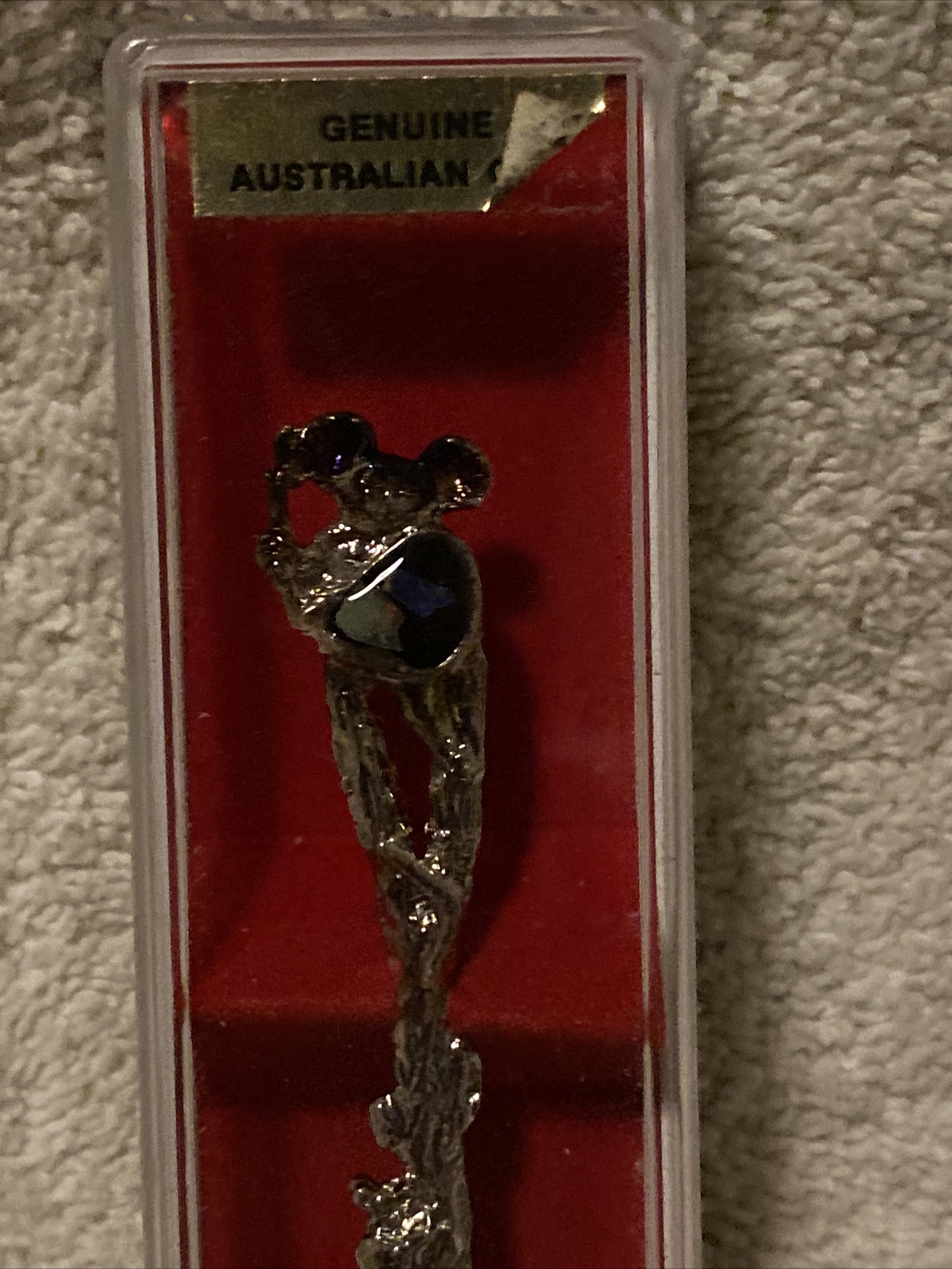 Genuine Australian Opal Koala Souvenirs Spoon - Used - Still in Boxed ...