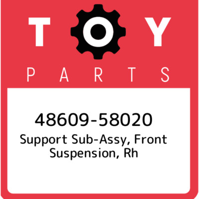 48609-58020 Toyota Support sub-assy, front suspension, rh 4860958020 ...