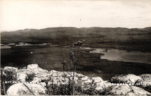 Attean Lake and Sally Mt Landscape View Jackman ME Maine RPPC Unposted ...